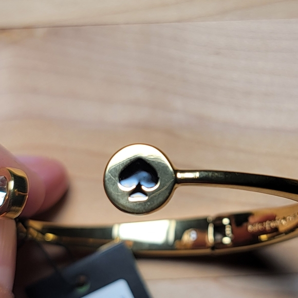 kate spade | Jewelry | Spot The Spade Open Hinge Bangle | Poshmark